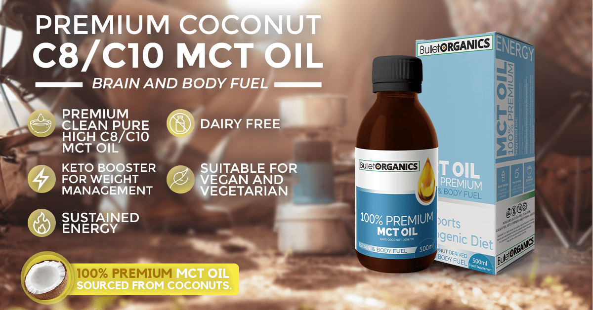 Premium food supplements for your January health challenges - Organic MCT